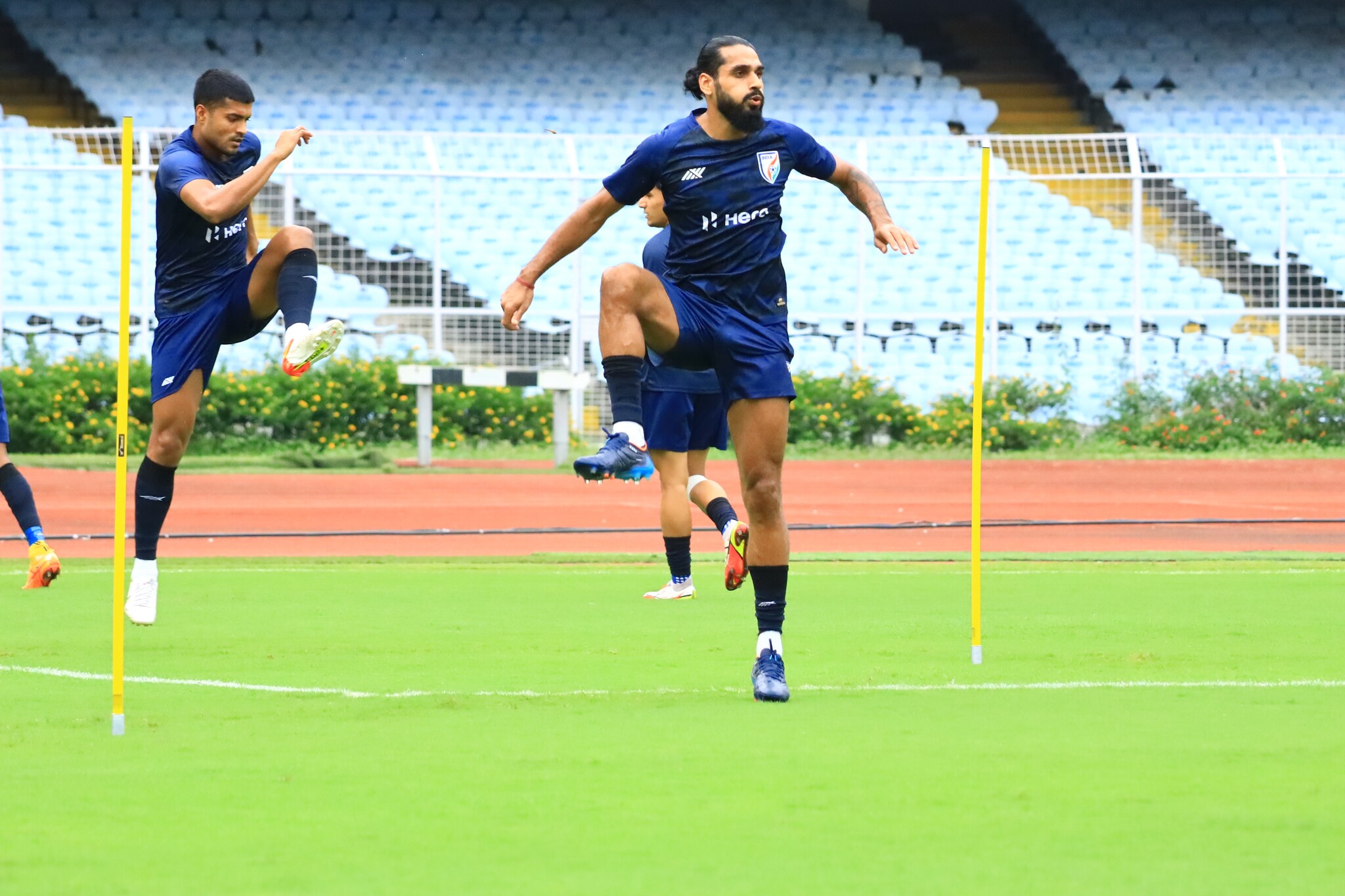 Indian Men's Football Team Sweat it Out in Practice Session Ahead of ...