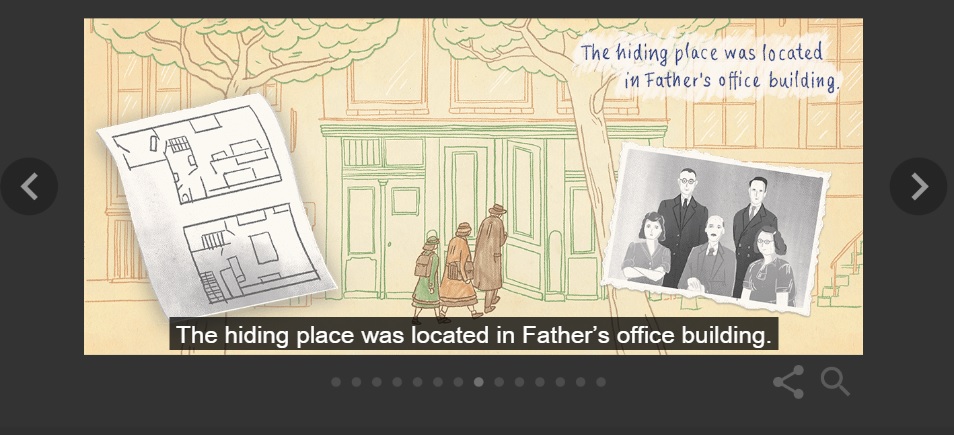 Google Doodle Honours Holocaust Victim Anne Frank on 75th Anniversary ...