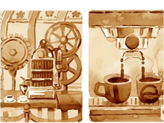 Google Doodle Celebrates Espresso Coffee Machine Inventor Angelo ...