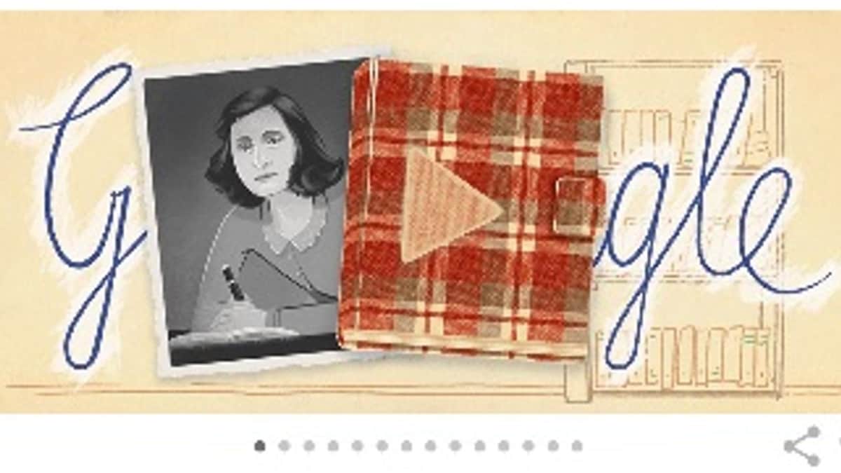 Google Doodle Honours Holocaust Victim Anne Frank on 75th Anniversary ...