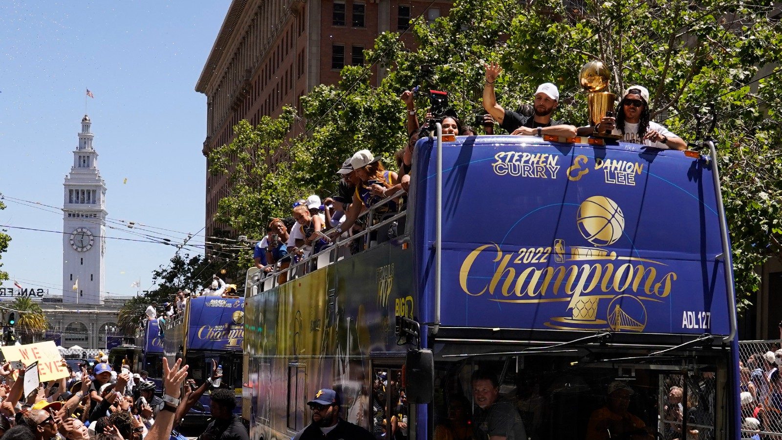 Golden State Warriors Celebrate Fourth Title in Eight Seasons With ...