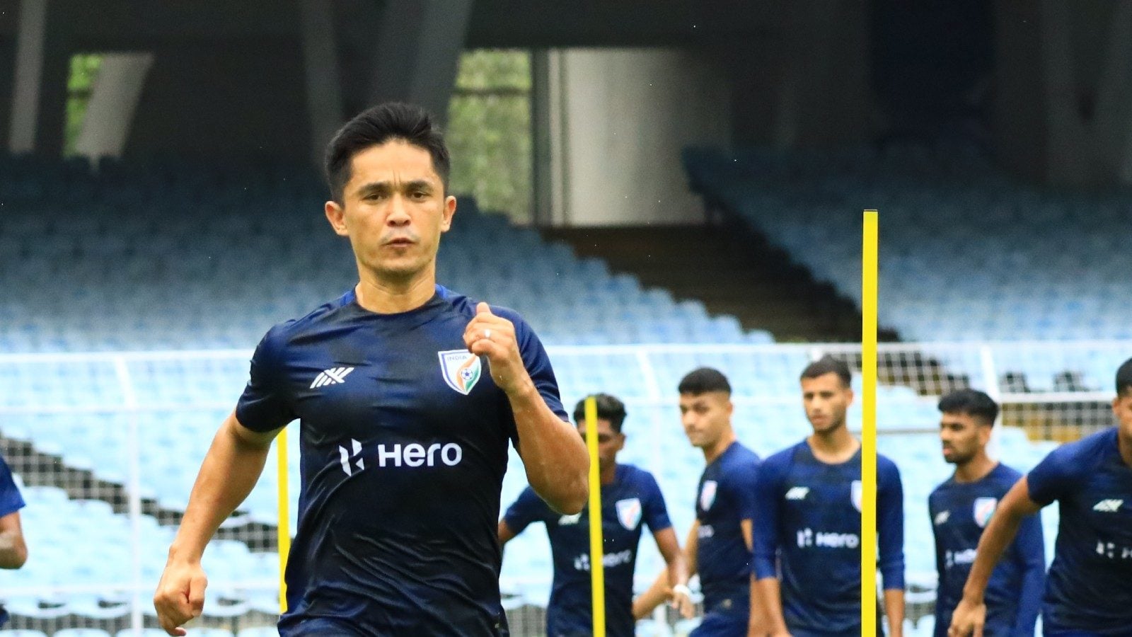 Indian Men's Football Team Sweat it Out in Practice Session Ahead of ...