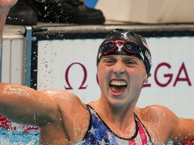 Katie Ledecky and Elijah Winnington Clinch 400m Freestyle Gold at ...