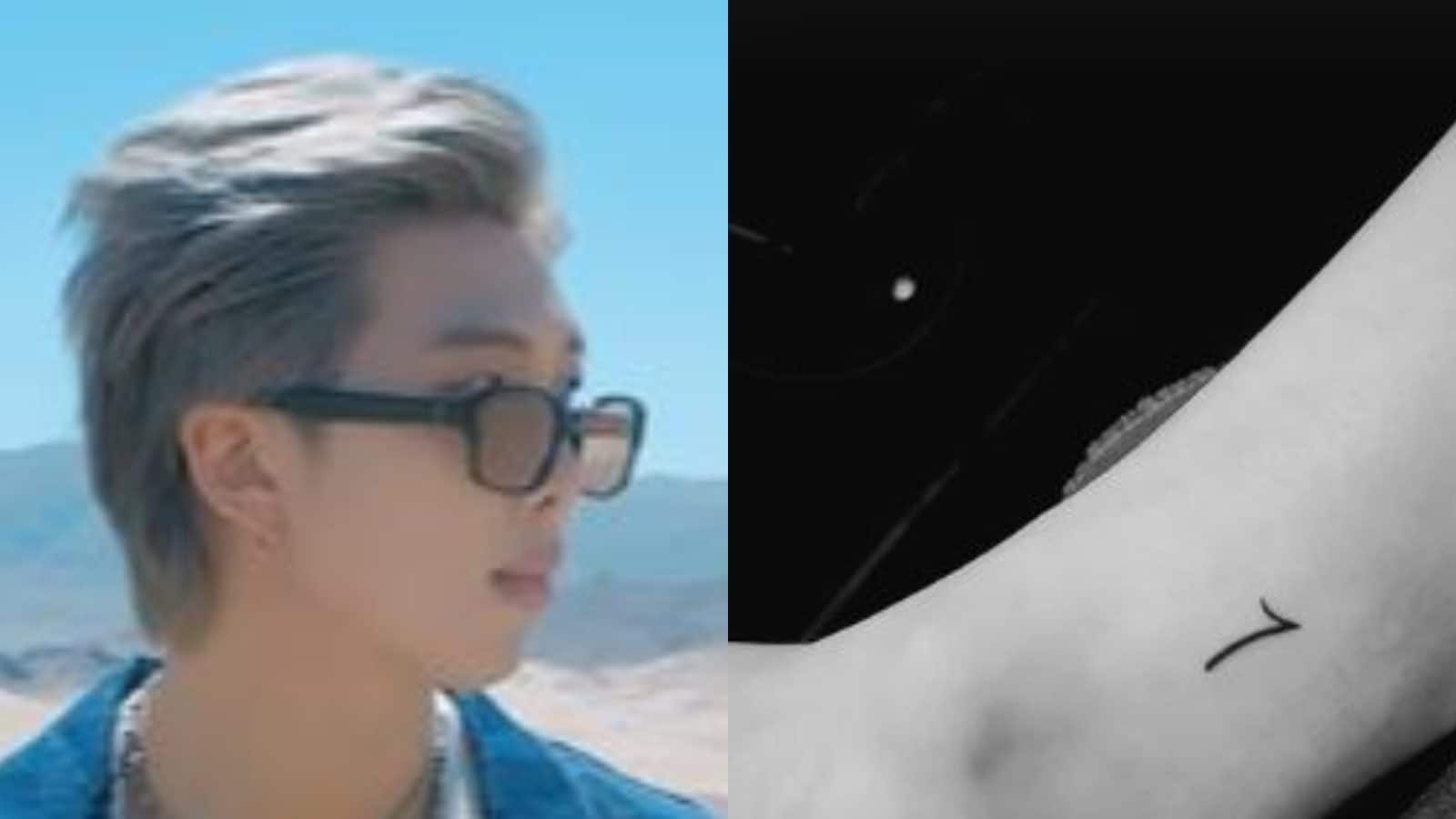 RM Flaunts New '7' Tattoo After Proof's Release, ARMYs Wonder Whether ...