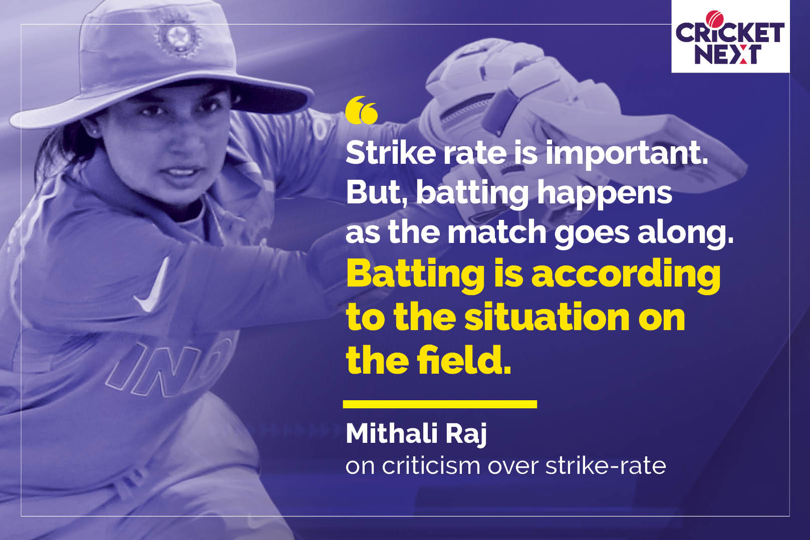 Top Nine Quotes from Mithali Raj For Budding Cricketers | IN PICS - News18