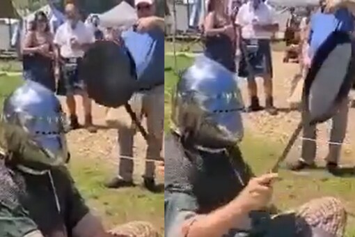 WATCH: Bizarre 'Pan-slapping Contest' Between Two Men Baffles the Internet