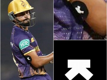 What Is The ‘K’ Sticker On The Arm Of Shreyas Iyer? Well, It’s An ...