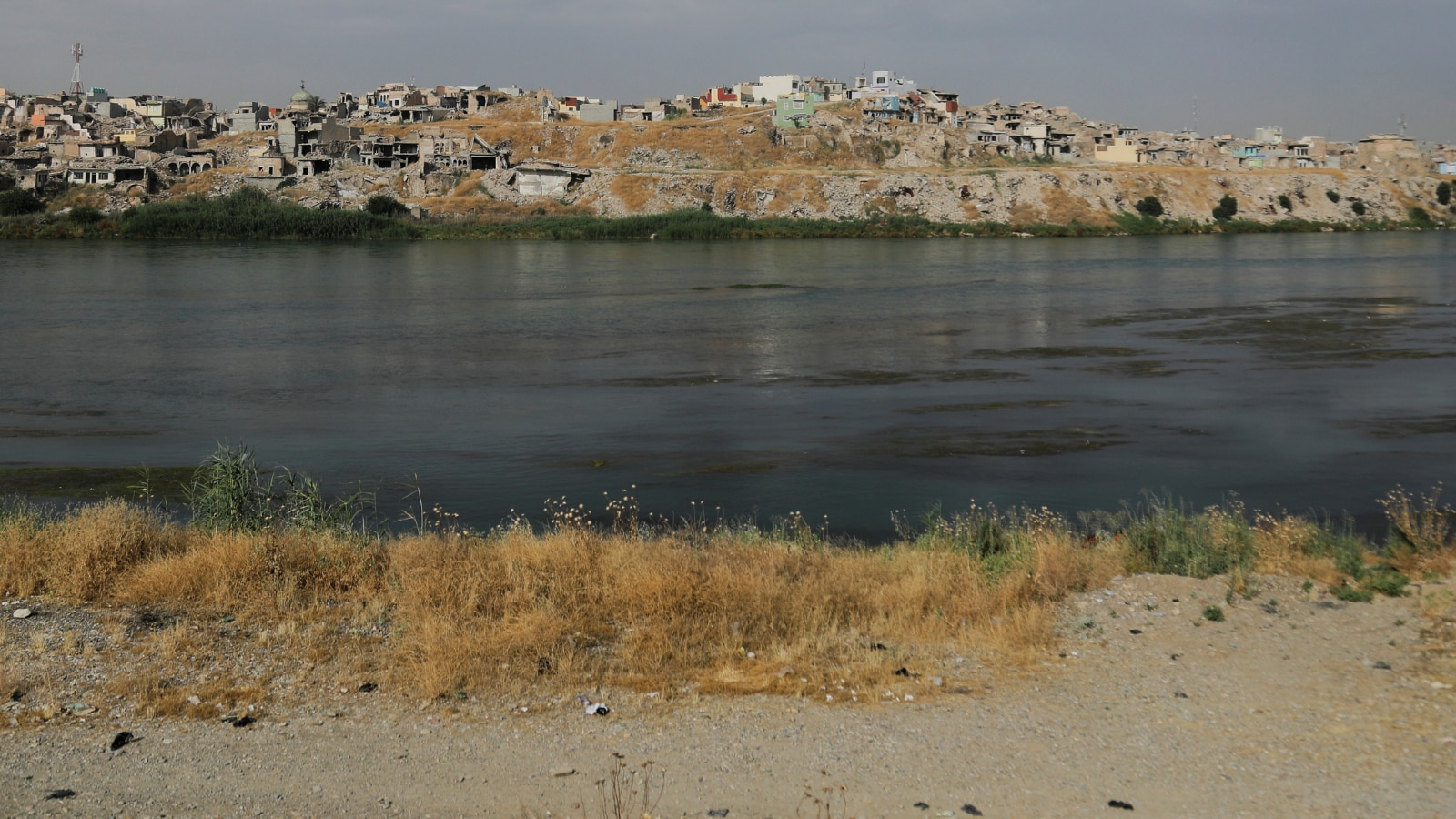 Extreme Drought Reveals Whole City Submerged Under Iraq's Tigris River