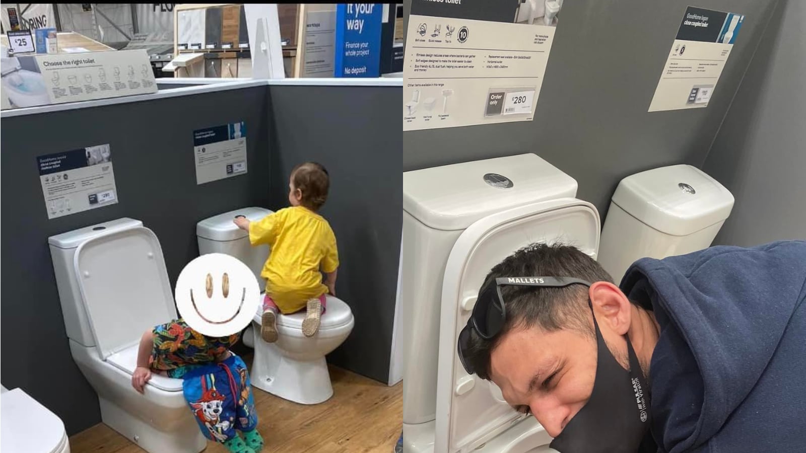 Parents Left Red-faced After Son Poops in UK Store's Display Toilet ...