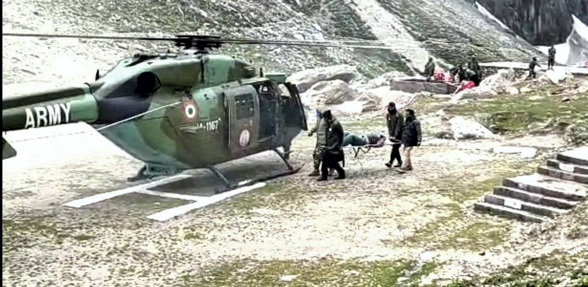 Amarnath Tragedy: Army Starts Air Evacuation, Rescue Operation in Full ...