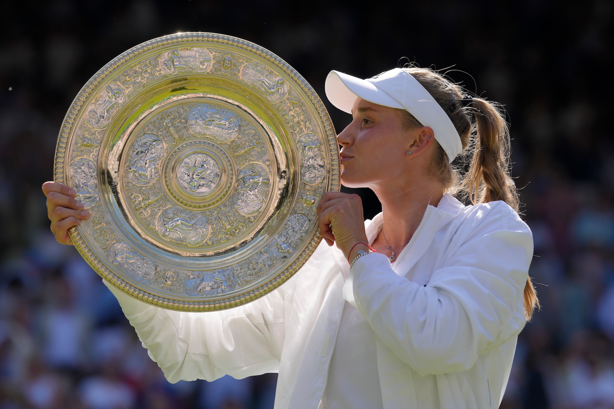 In Pictures: Elena Rybakina Downs Ons Jabeur to Win Wimbledon 2022 ...