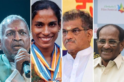 Athlete PT Usha, Musician Ilaiyaraaja, 'Baahubali' Writer Vijayendra ... Athlete PT Usha, Musician Ilaiyaraaja, 'Baahubali' Writer Vijayendra ...