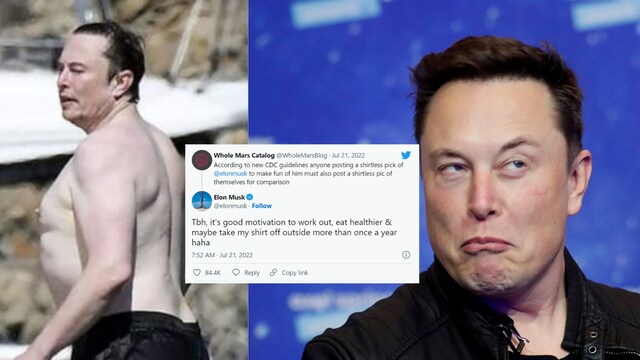 Elon Musk 'Motivated' by Twitter Trolls Who Mocked Him Over Shirtless ...