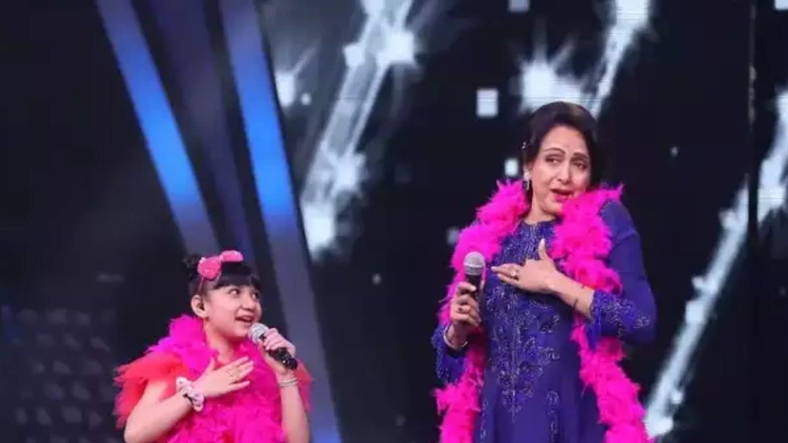 Superstar Singer 2: Hema Malini invites 7-year-old Sayesha Gupta to ...
