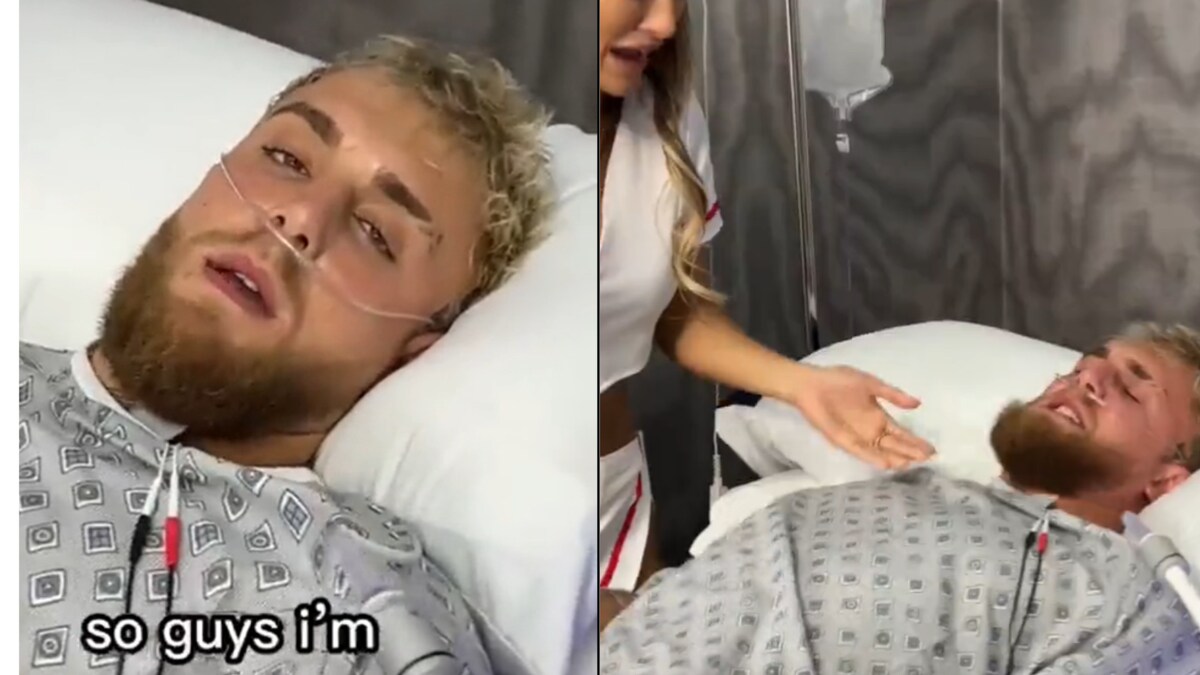 Jake Paul Shares Video From Hospital, Says He Has 'Broken Back' From ...