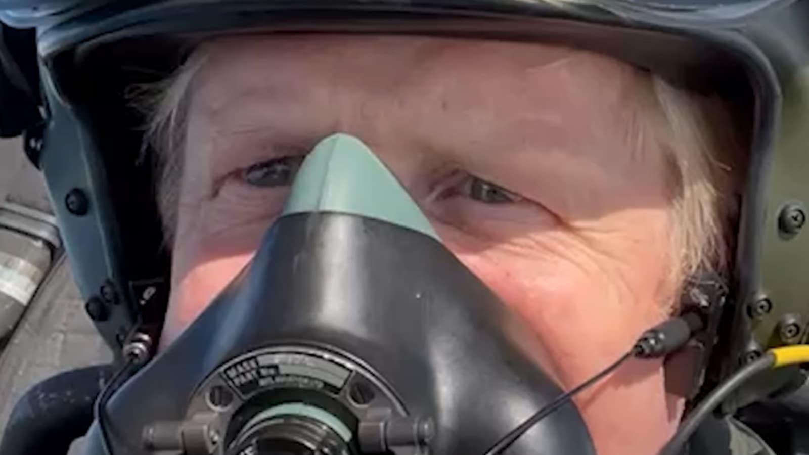 Boris Johnson Shoots Selfie Video while Flying a Typhoon Fighter Jet ...