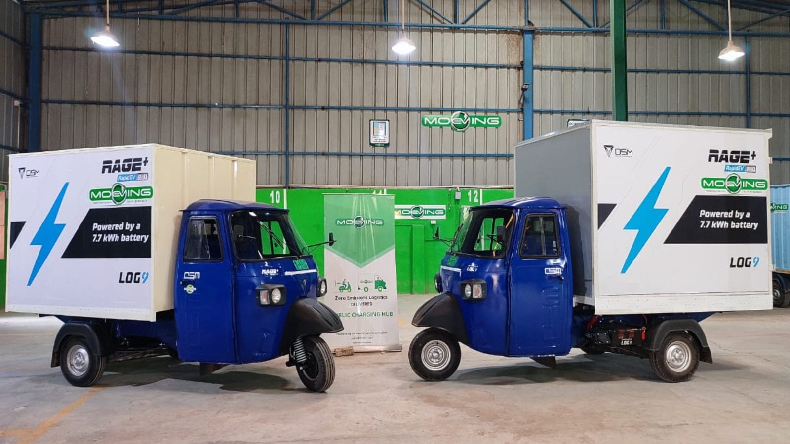 Omega Seiki Mobility, Log9 Unveil Rage+ RapidEV Pro with 7.7 kWh ...