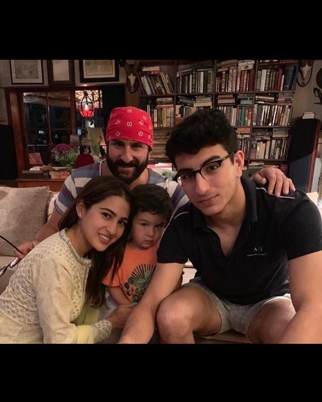 Sara Ali Khan Shares Heart-melting Photo With Brothers Ibrahim And Jeh ...