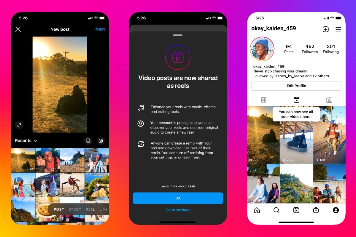All Short Videos On Instagram Will Be Shared As Reels, More Features ...