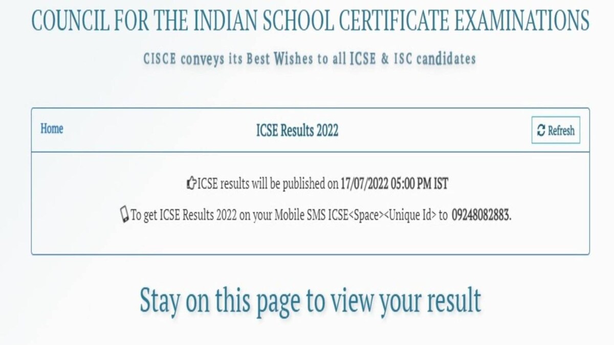 CISCE ICSE 10th Results 2022: How to Download Scorecard Online, via SMS ...