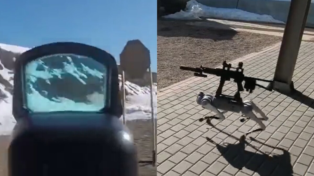 WATCH: Robot Dog Strapped With Machine Gun Fires at Targets in Chilling ...
