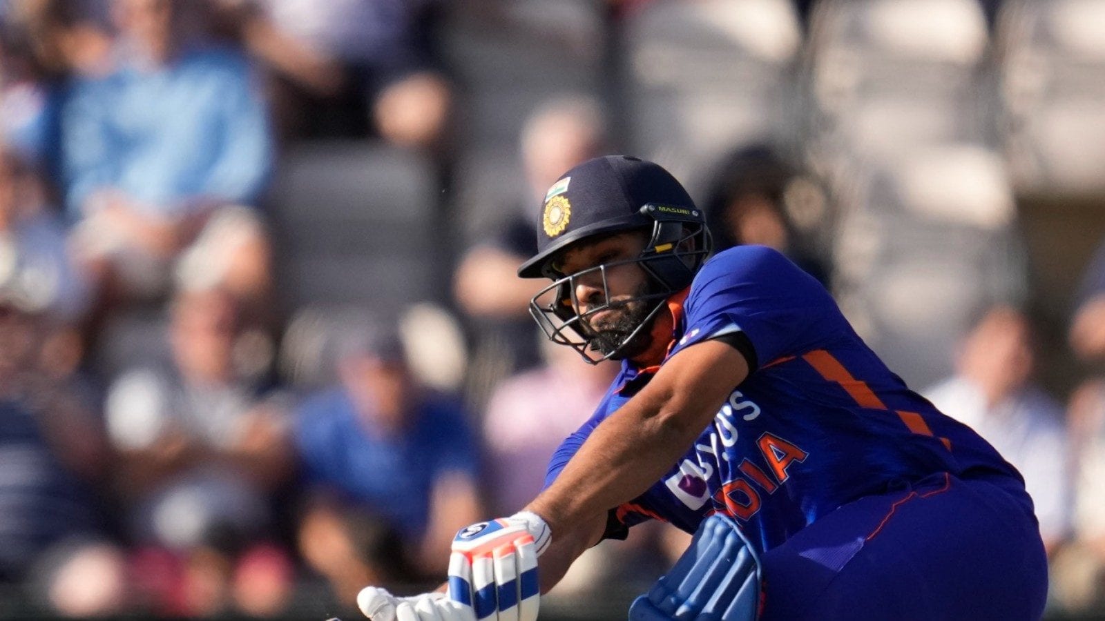 Young Spectator Injured by Rohit Sharma's six Into the Stands; Video ...