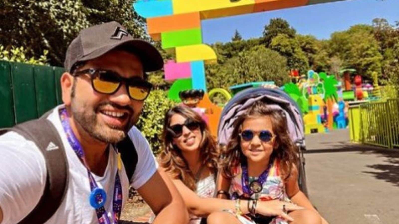 India captain Rohit Sharma Shares Vacation Pictures with Family in ...