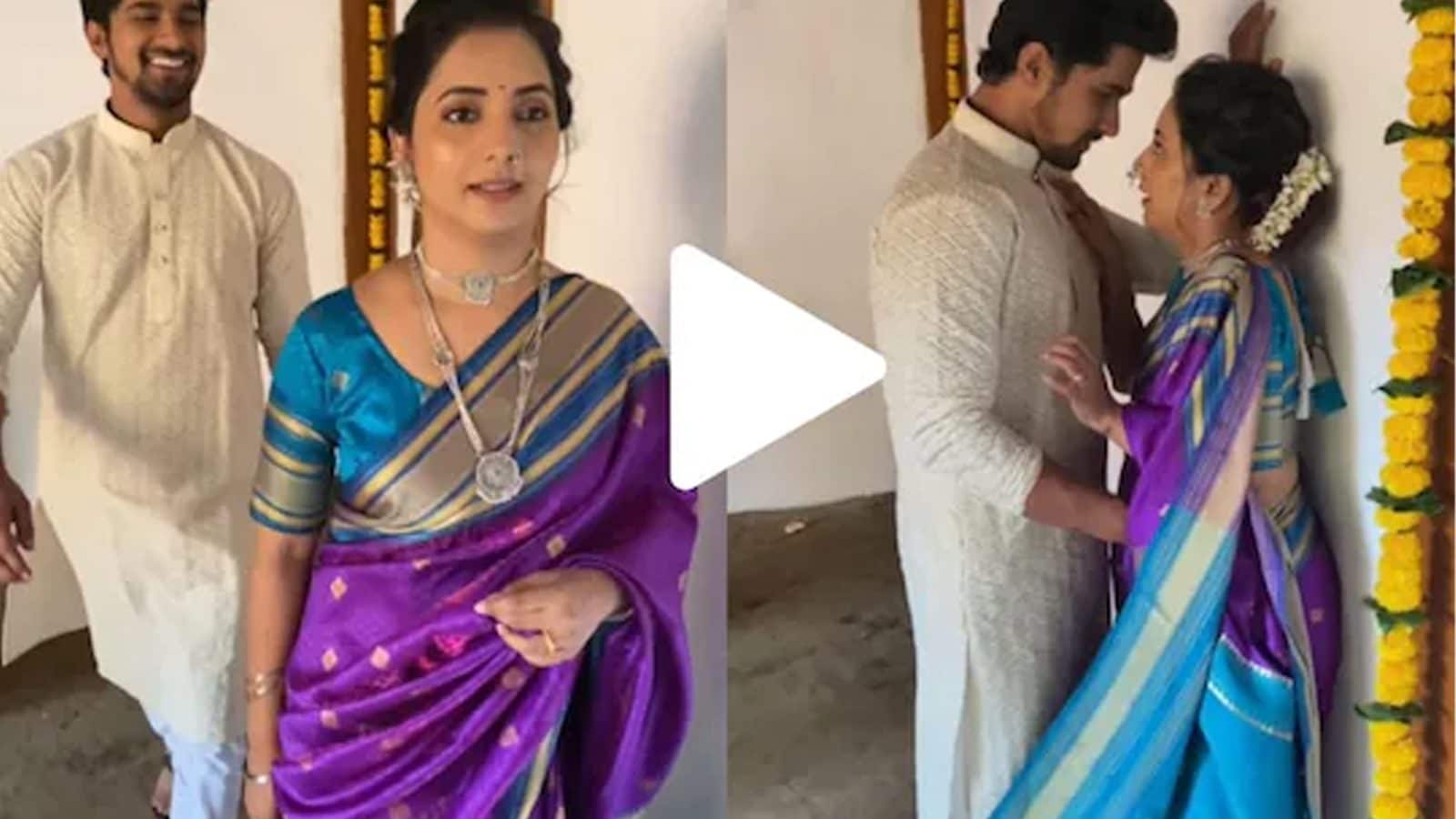 'Miss Seeing You': Marathi Actors Sayali Sanjeev, Nitish Chavan's Video ...