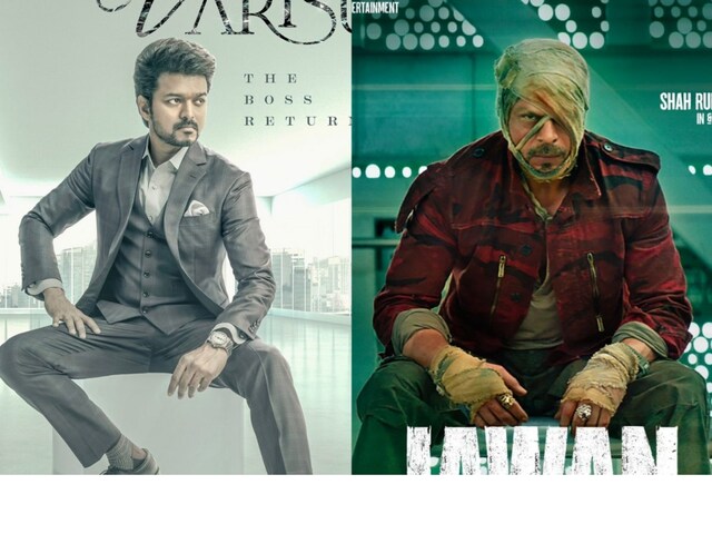 Shah Rukh Khan, Thalapathy Vijay Sport Intense Looks in Leaked Photos From Jawan's Set - News18