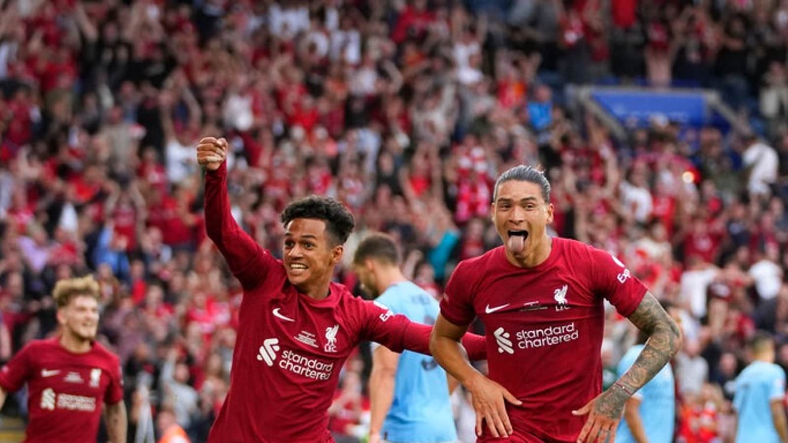 FA Community Shield: Darwin Nunez and Mohamed Salah Score as Liverpool ...