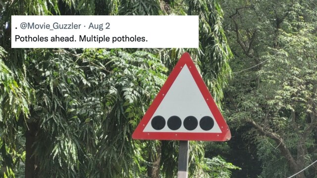 Bumps or Potholes? Desis Try to Decode 'Uncommon' Traffic Sign Spotted ...
