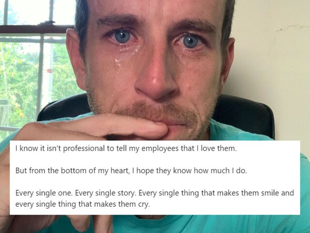 'Crocodile Tears': CEO Slammed For Posting Crying Selfie After Laying ...