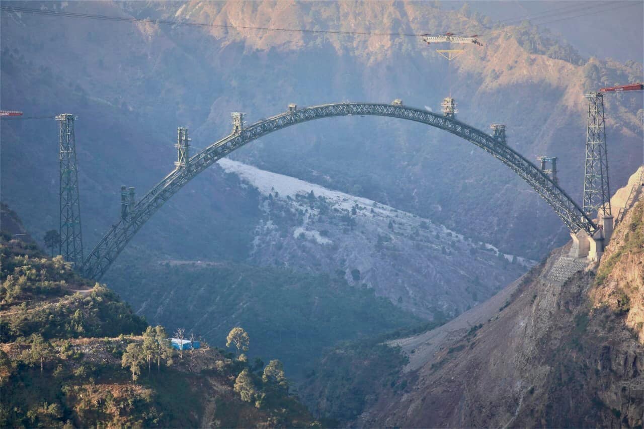 Breathtaking Photos of Jammu and Kashmir’s Chenab Bridge, World's ...