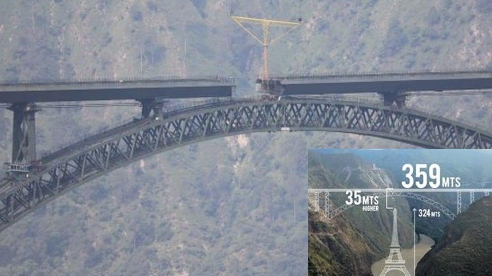 Breathtaking Photos of Jammu and Kashmir’s Chenab Bridge, World's ...