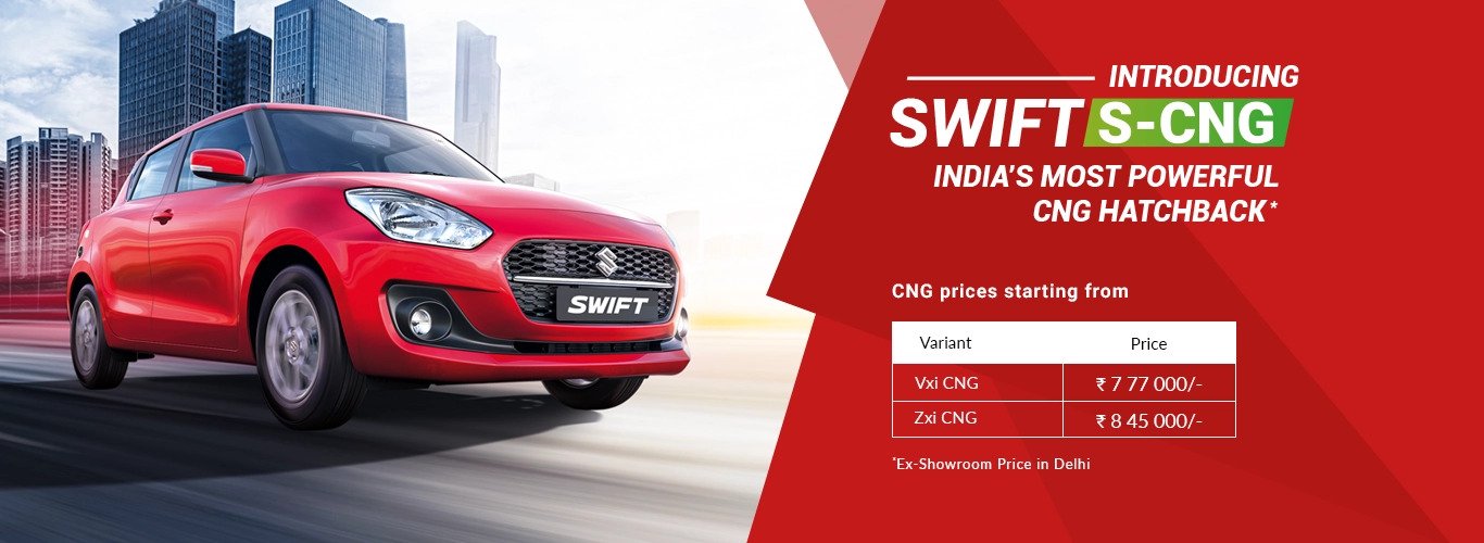 Maruti Suzuki Swift S-CNG Launched in India; Details Inside | Auto News ...