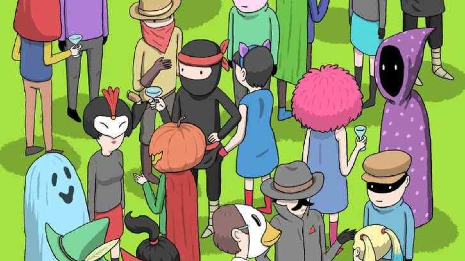 Optical Illusion: Can You Spot the Thief Lurking at This Halloween ...