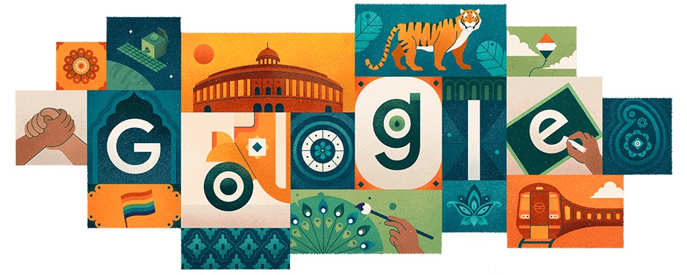 IN PICS: Google Doodles Over The Years On India's Independence Day - News18
