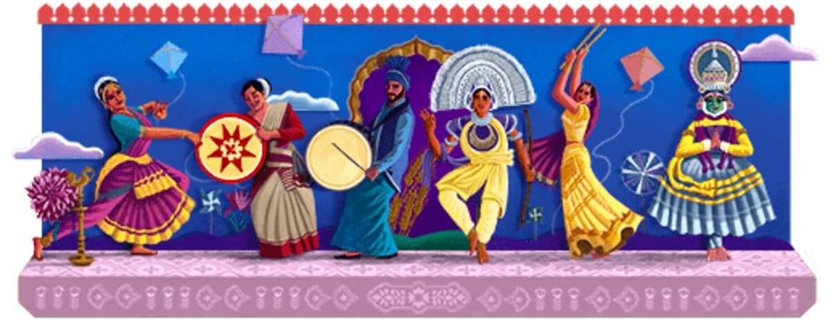 IN PICS: Google Doodles Over The Years On India's Independence Day - News18