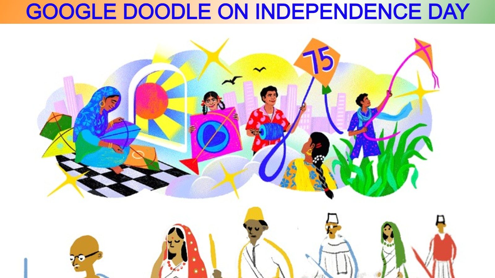 IN PICS: Google Doodles Over The Years On India's Independence Day - News18