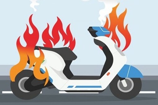 Two E-Bikes Catch Fire as Batteries Explode - News18