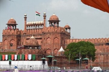 Red Fort Delhi Aerial