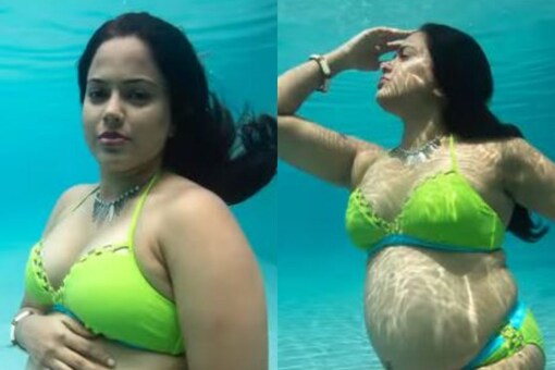 Sameera Reddy Drops 'Most Beautiful' Throwback Pics From Her Underwater Maternity Shoot - News18