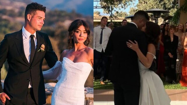 Sarah Hyland Drops 1st Pics From Wedding With Wells Adams, Couple ...