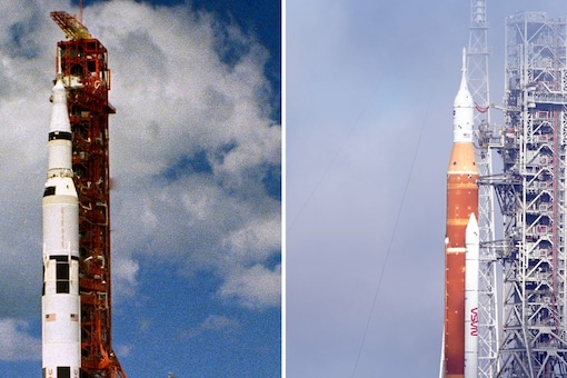 EXPLAINED: NASA Tests New Moon Rocket, 50 Years After Apollo - News18 EXPLAINED: NASA Tests New Moon Rocket, 50 Years After Apollo - News18