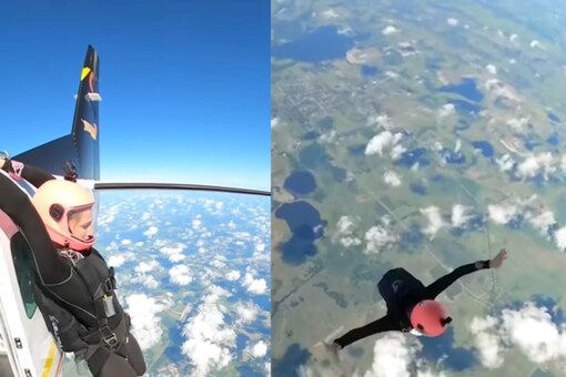 WATCH: Woman's Workout Before Skydiving Leaves Internet Stunned - News18