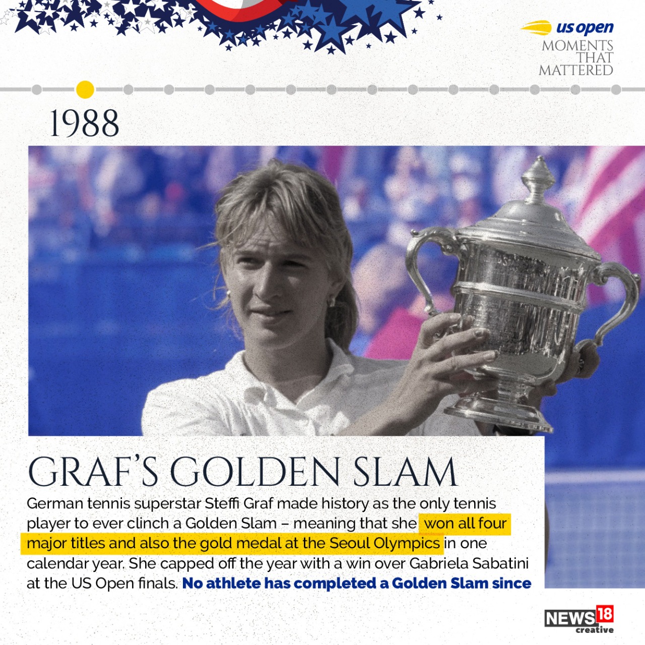 US Open 2022: The Eight Most Spectacular Moments Over The Years - News18