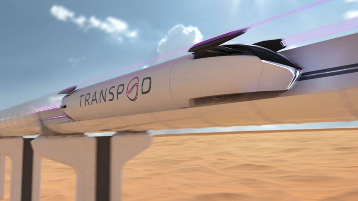 This 'FluxJet' by Transpod is an All-Electric Train-Plane Hybrid that ...