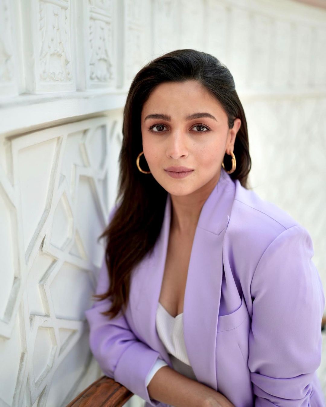 Alia Bhatt Looks Classy In Purple Blazer As She Promotes Brahmastra ...