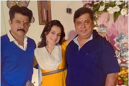 Ameesha Patel Poses with Anil Kapoor and David Dhawan in Old Photo from ...
