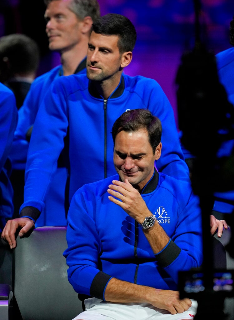 First Sweat and Then Tears! Roger Federer Bids Emotional Goodbye at ...